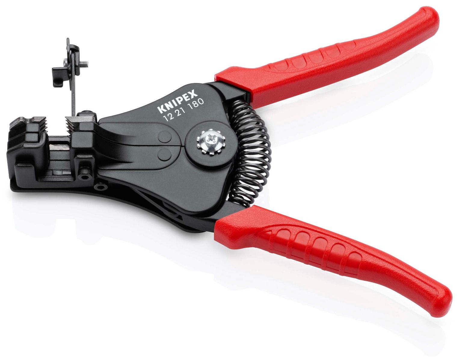 KNIPEX 12 21 180 Insulation Stripper With adapted blades 180mm ...