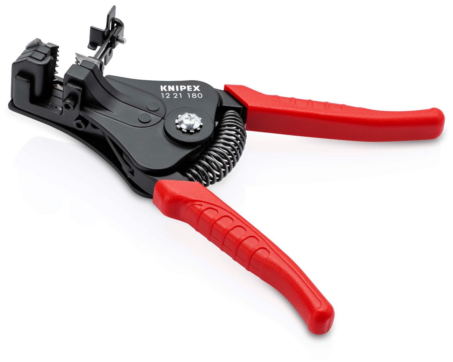KNIPEX 12 21 180 Insulation Stripper With adapted blades 180mm ...